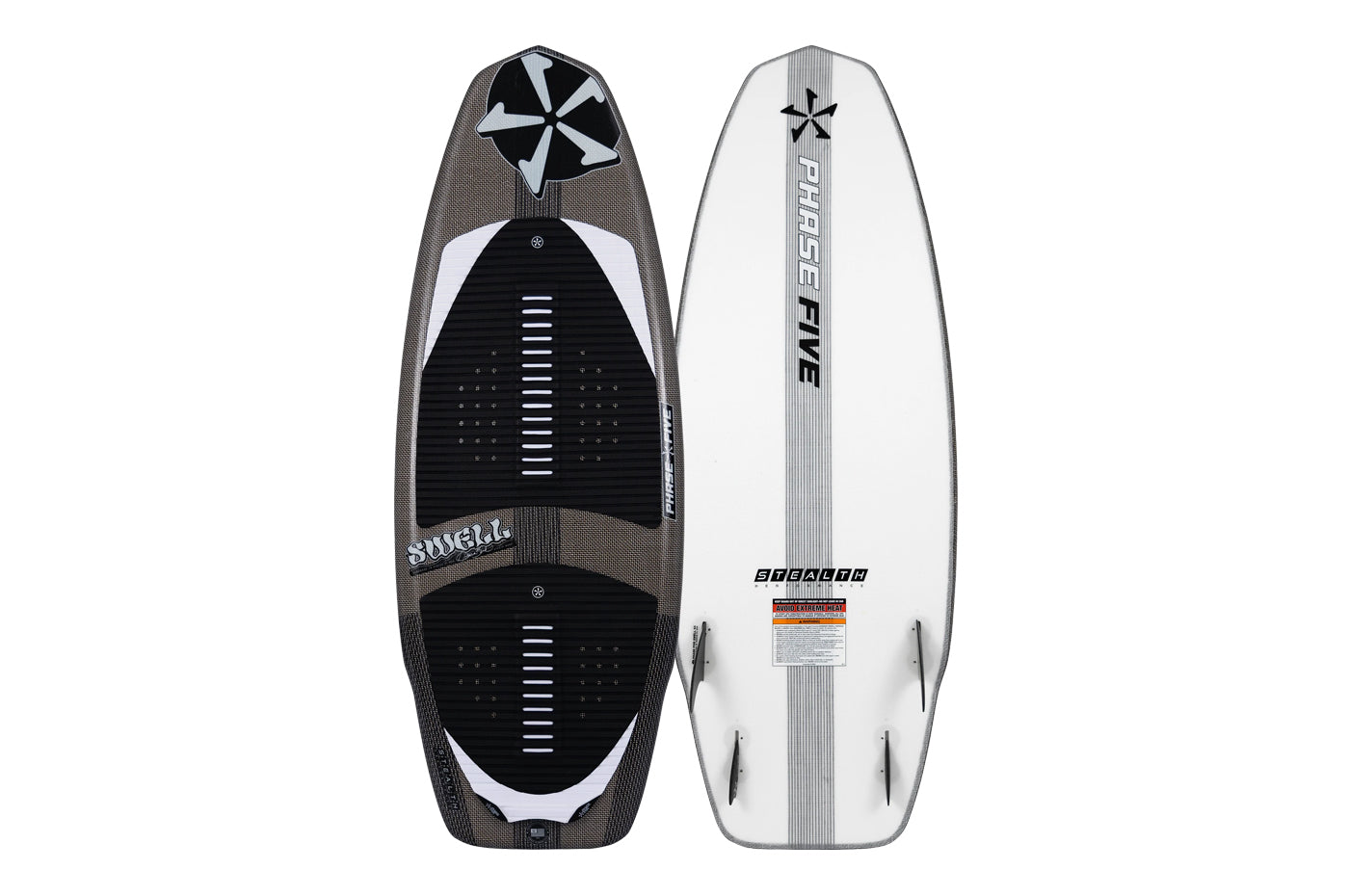 Phase Five Wakesurf Board Surf Style 2026 Swell Stealth – EK2 Marine